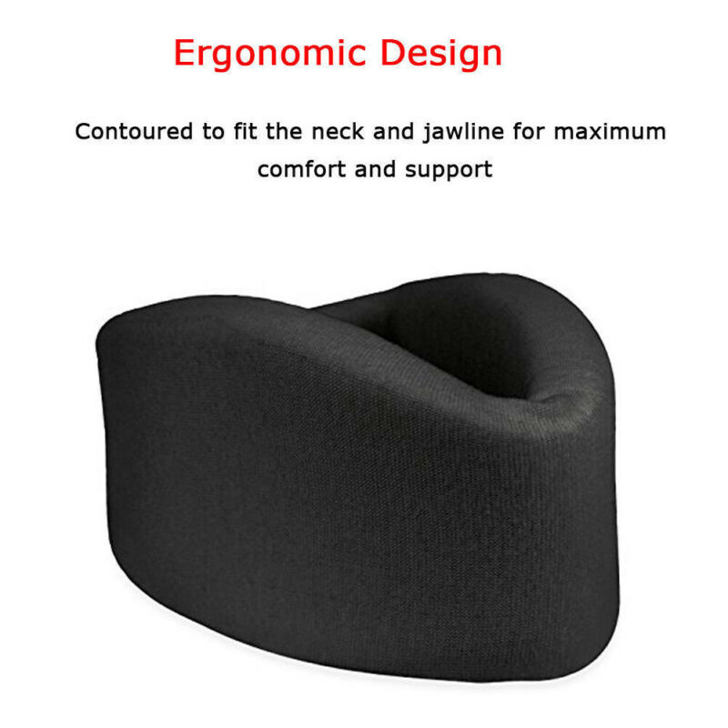 Adjustable Soft Foam Travel Neck Wrap Heating Brac... – Vicedeal