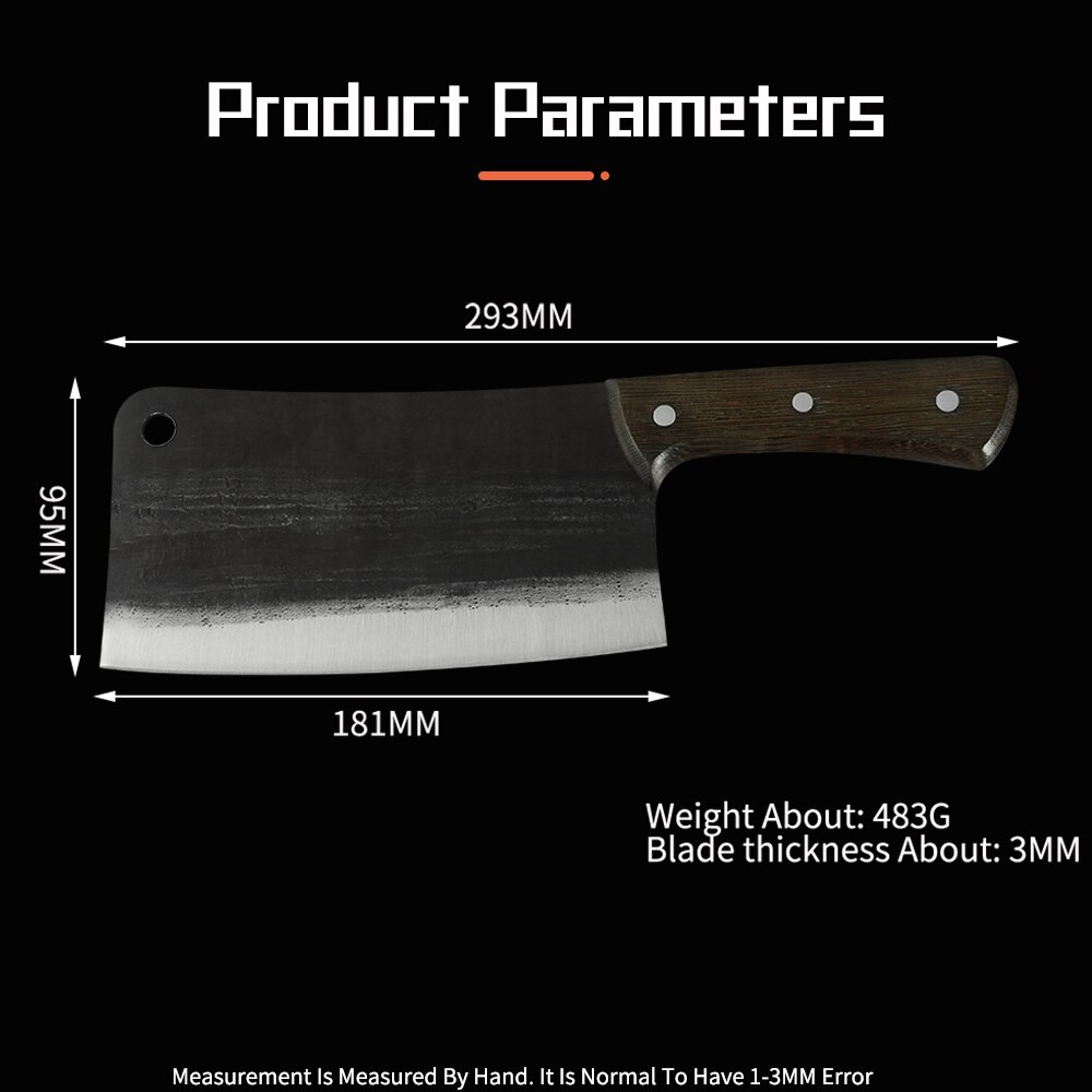 Damast 7,8 Inch Chinese Hakmes Hakmes 4CR13 Roestv... – Vicedeal