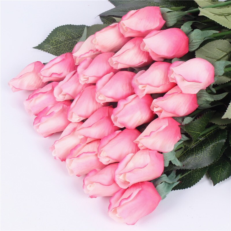 1pcs Real Touch rose Bud Artificial silk wedding F... – Grandado