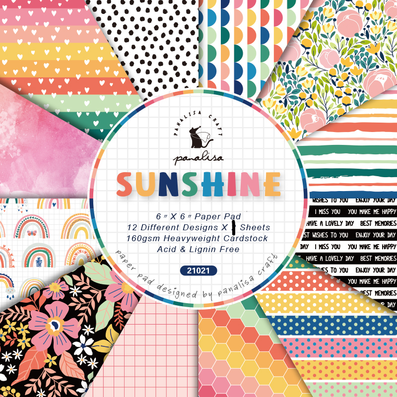 KSCRAFT 12 Sheets Sunshine Scrapbooking Pads Paper... – Grandado
