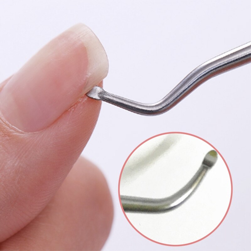 Dual-ended Nail Cuticle Remover Pusher Tool Stainl... – Grandado