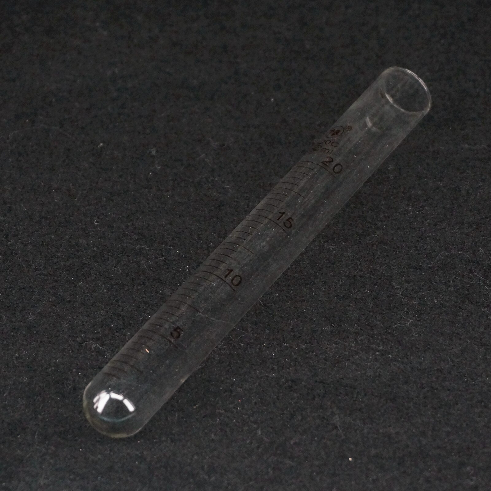 LOT 5 Scale Line 20ml Glass Test Tube Round bottom... – Vicedeal
