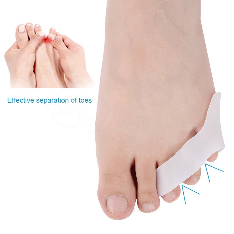 1 Pair Silicone Gel Toe Separator Insoles for Wome... – Vicedeal