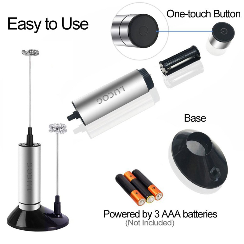LUCOG Electric Mixer Blende Milk Frother Handheld ... – Grandado