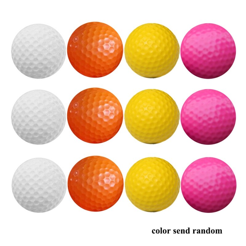 12Pcs Golf Balls Outdoor Sports PU Solid Hole Whit... – Grandado