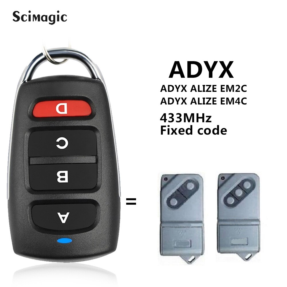Adyx Afstandsbediening Kloon Alize EM2C EM4C Gate ... – Grandado