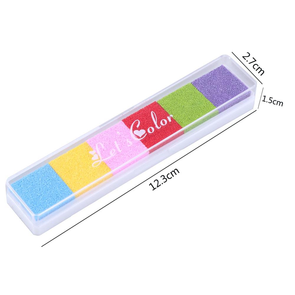 6 Colors Fingerprint Inkpad Ink Stamp Pad Colorful... – Vicedeal