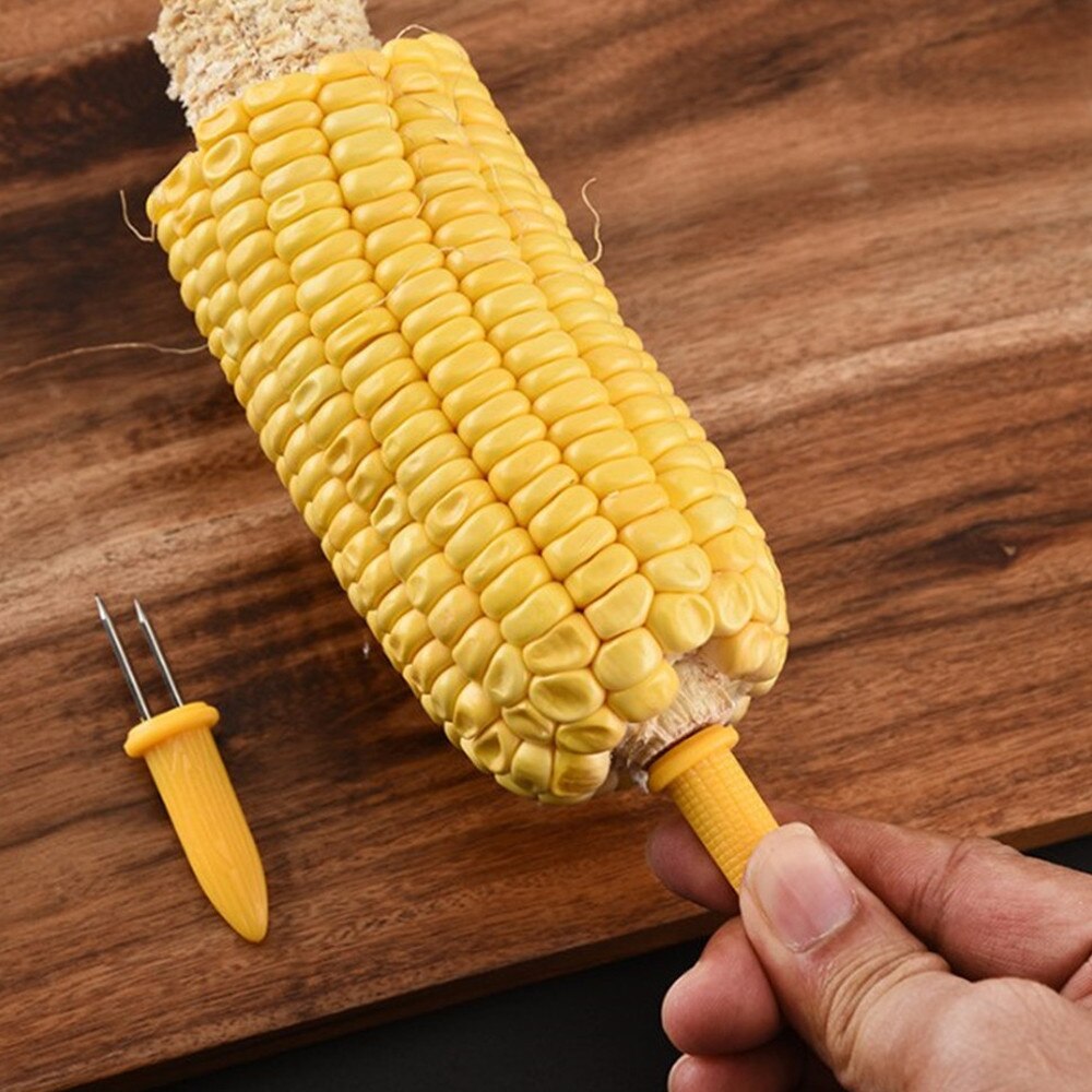 2/4/6 Pcs Safe Corn on The Cob Holders Skewers Nee... – Grandado