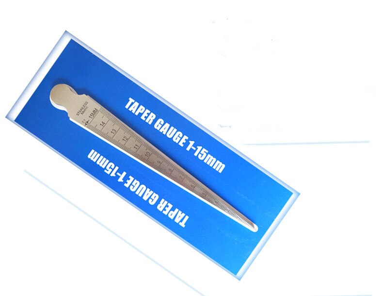 Steel 1-15mm Taper Gauge Feeler Gap Hole Metric Me... – Grandado