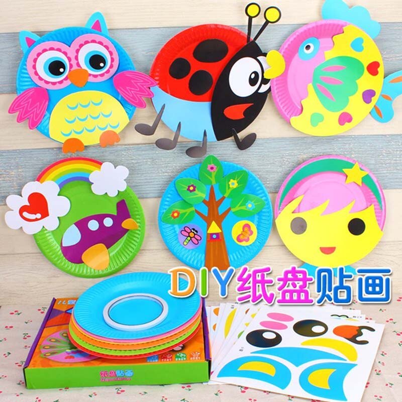 10pcs/set DIY Children 3D handmade Cartoon plate s... – Grandado