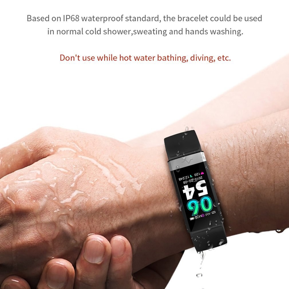 V19 ECG Smart Bracelet TPU Oxygen Sleep Monitoring... – Grandado