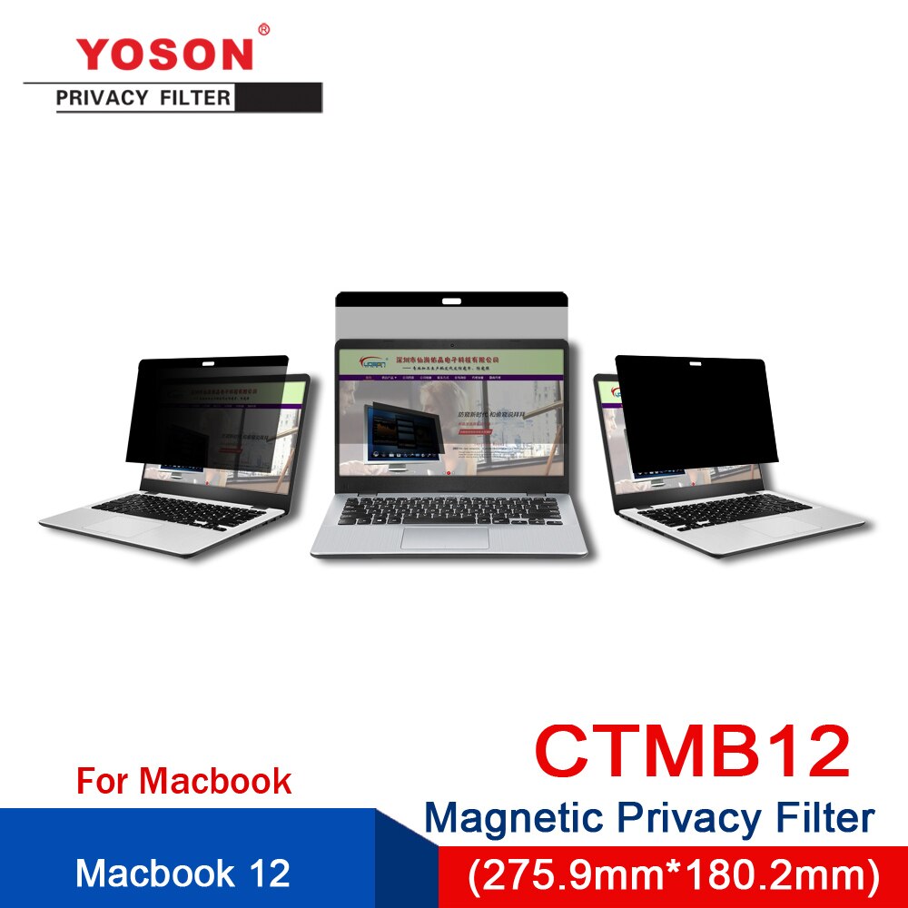 YOSON Magnetic Macbook 12 Computer Privacy Filter/... – Grandado