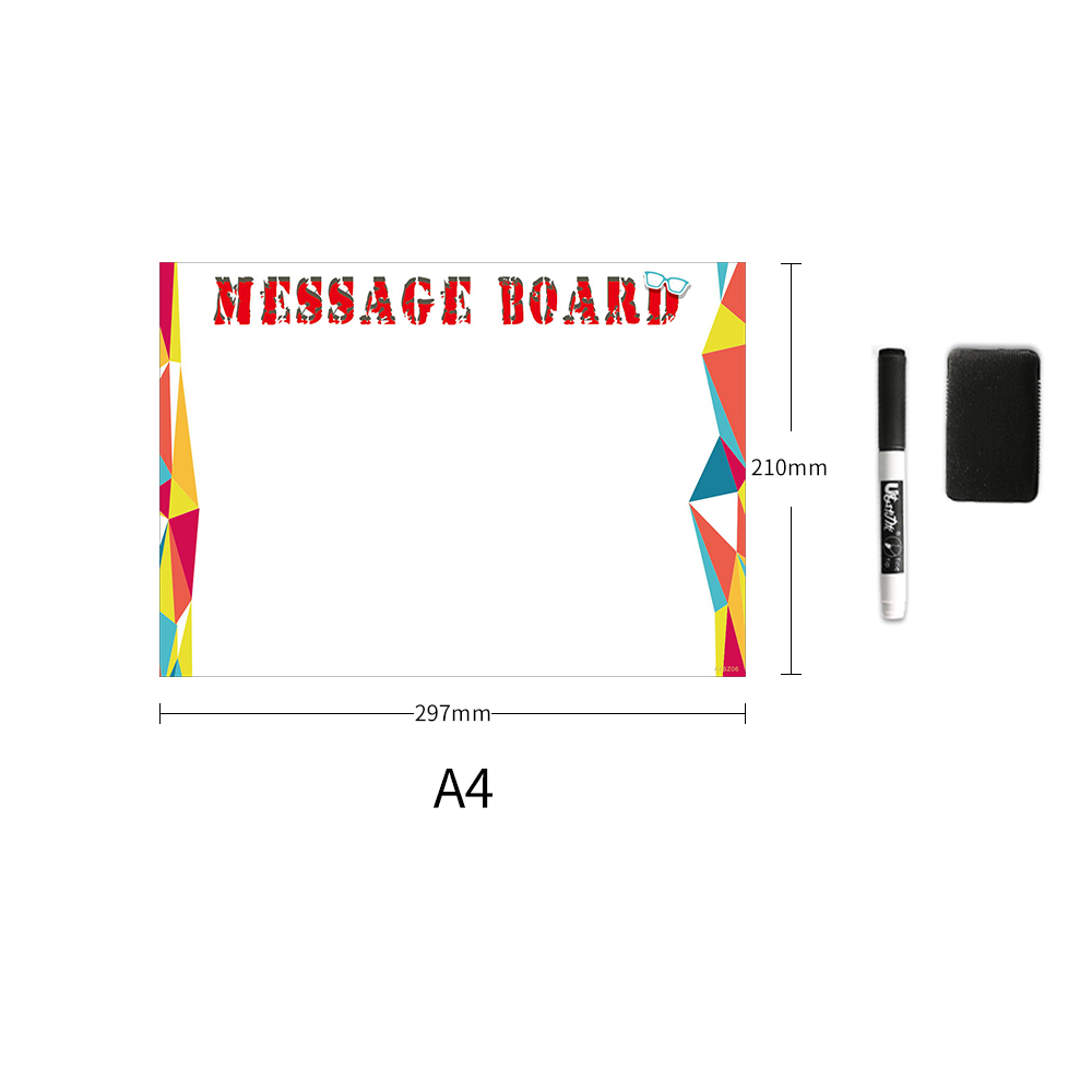 A4 Uitwisbare Magnetische Whiteboard Kantoor Opmer... – Grandado