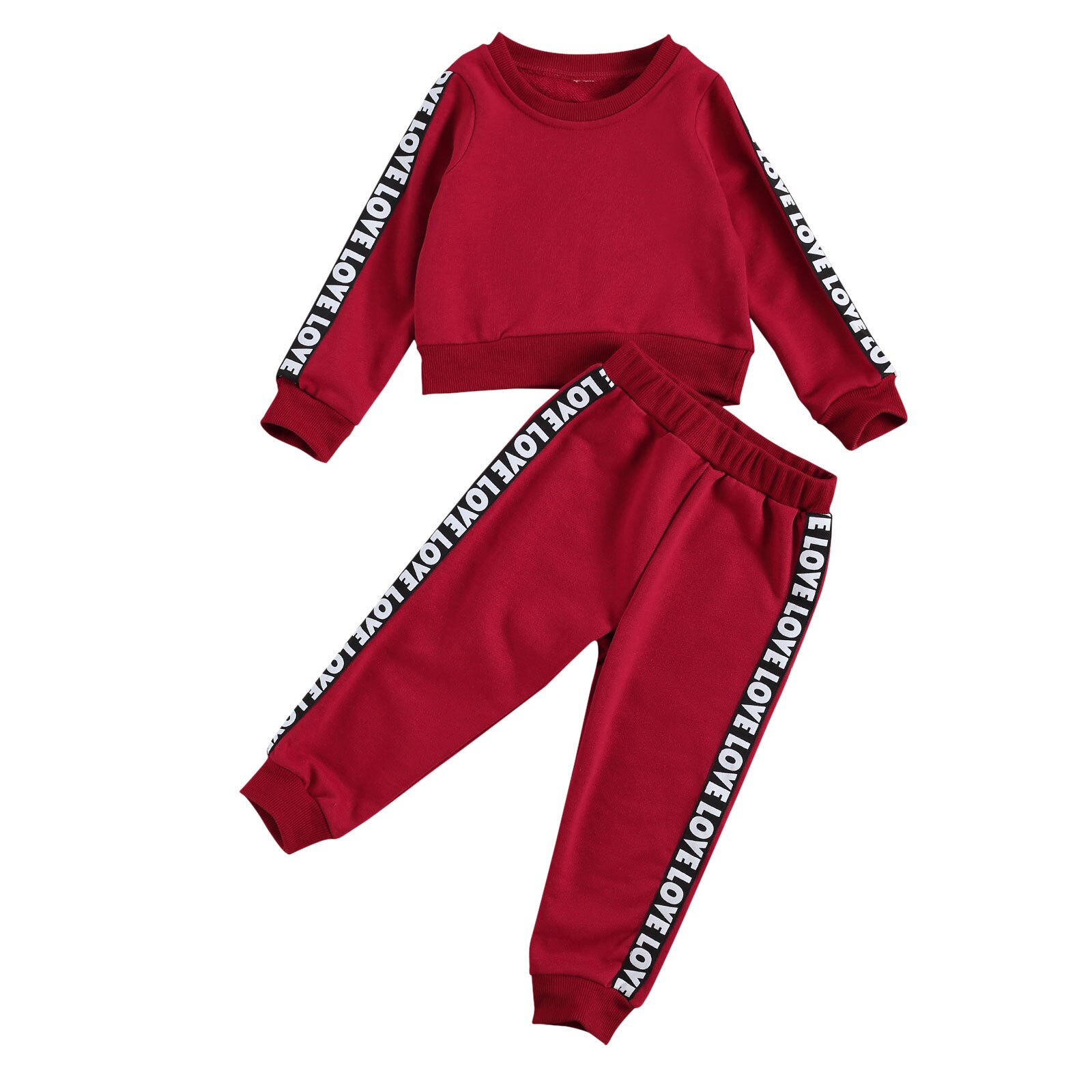 Meninas conjuntos de roupas outono inverno da cria... – Vicedeal