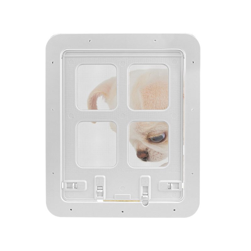 Universal Pet Door 4-way Locking Screen Window Cat... – Grandado