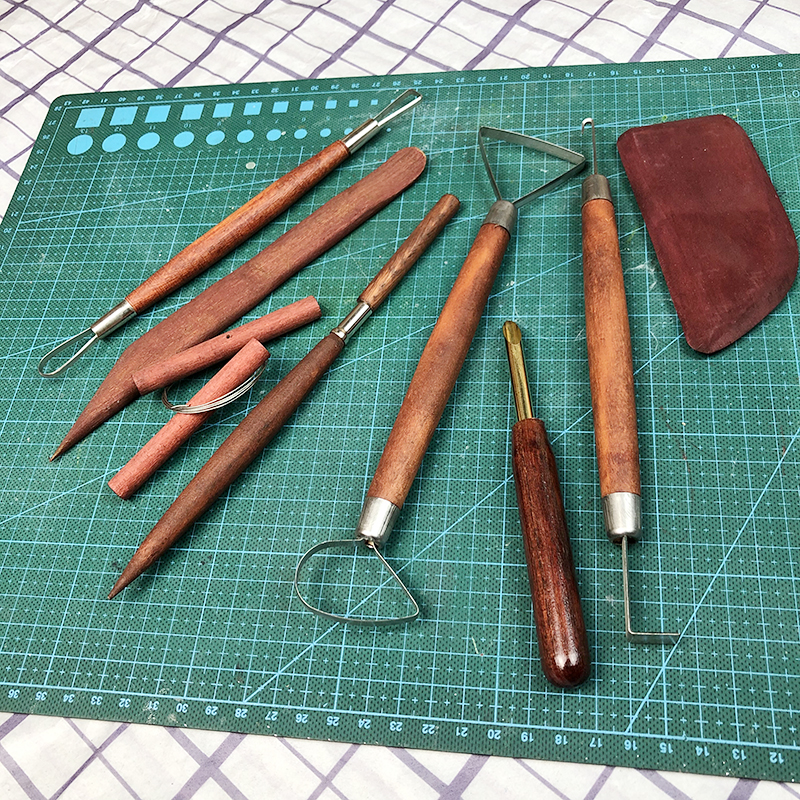 Basic Pottery Tools Kit for Ceramics - Clay Modeli... – Grandado