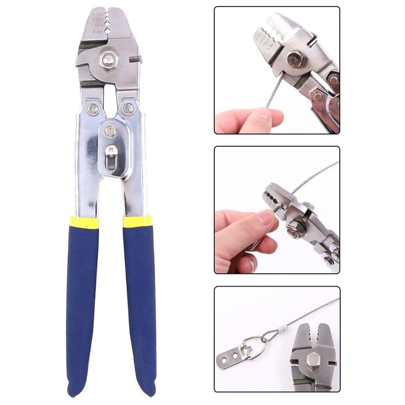 Rvs Vissen Tang Draad Touw Krimptang Met 150 Stuks... – Vicedeal