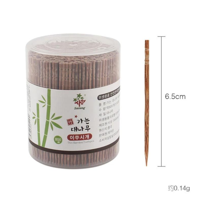 800Pcs/lot Disposable Toothpick Natural Bamboo Sti... – Grandado