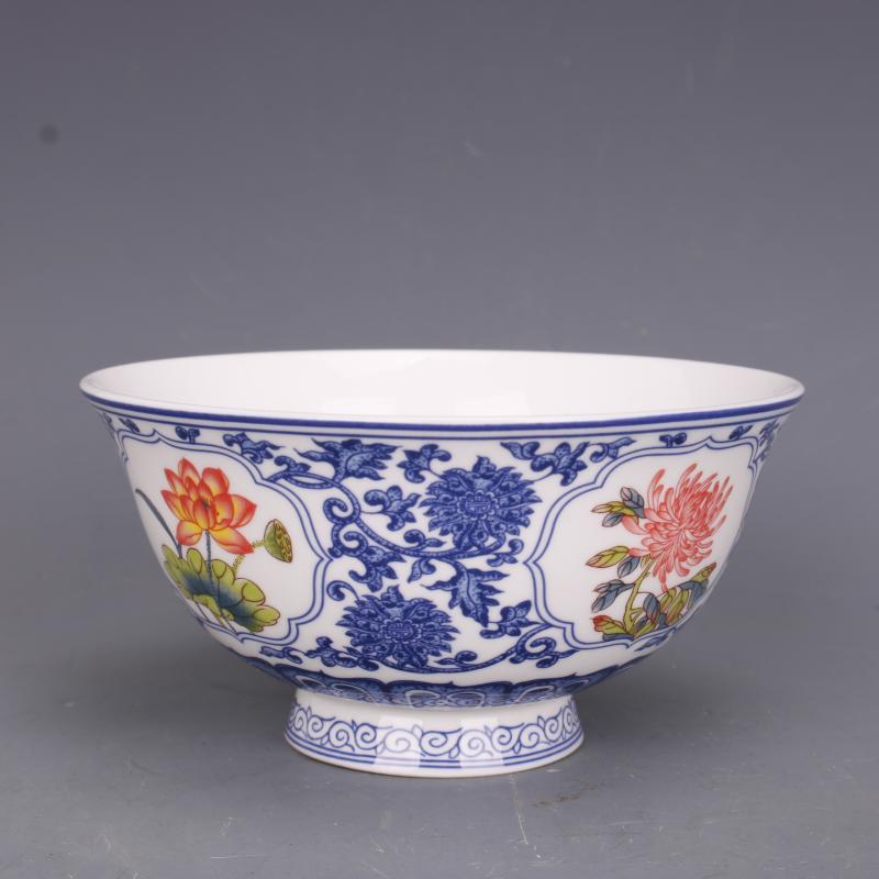 Qing Dynasty Qianlong Blue and White Bucket Color ... – Vicedeal