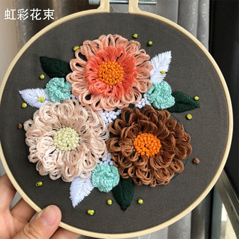 3D Embroidery Flower Materials Package Stereo Cros... – Grandado