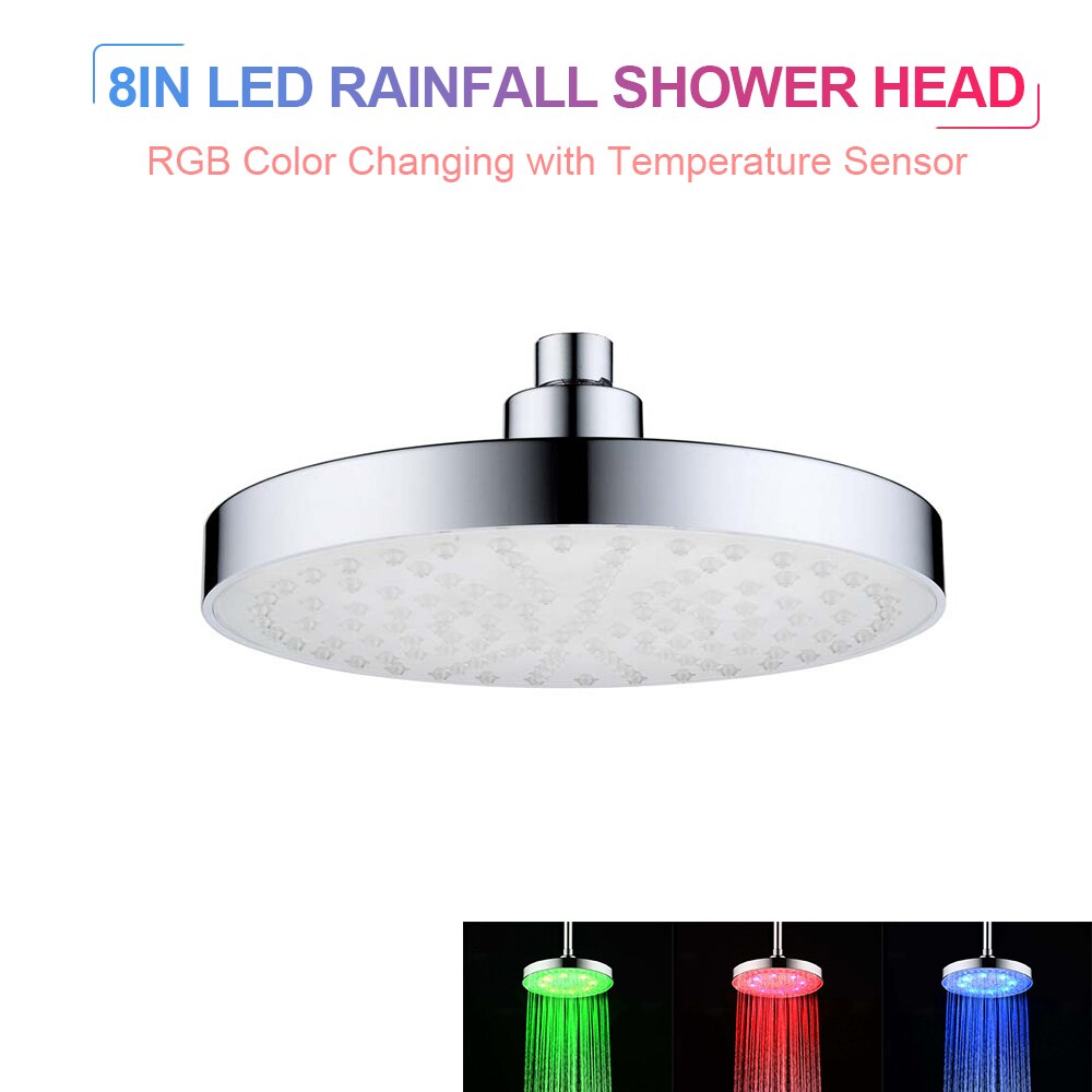 LED Light Rain Shower Head Automatic RGB Color Cha... – Grandado