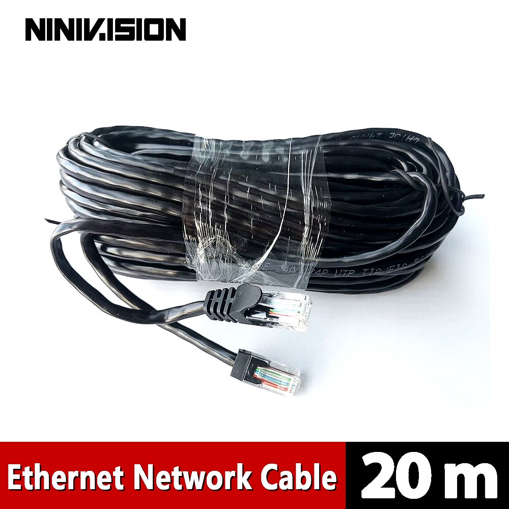 Ninivision 20M 65ft Cat5 Ethernet Netwerk Kabel RJ... – Vicedeal