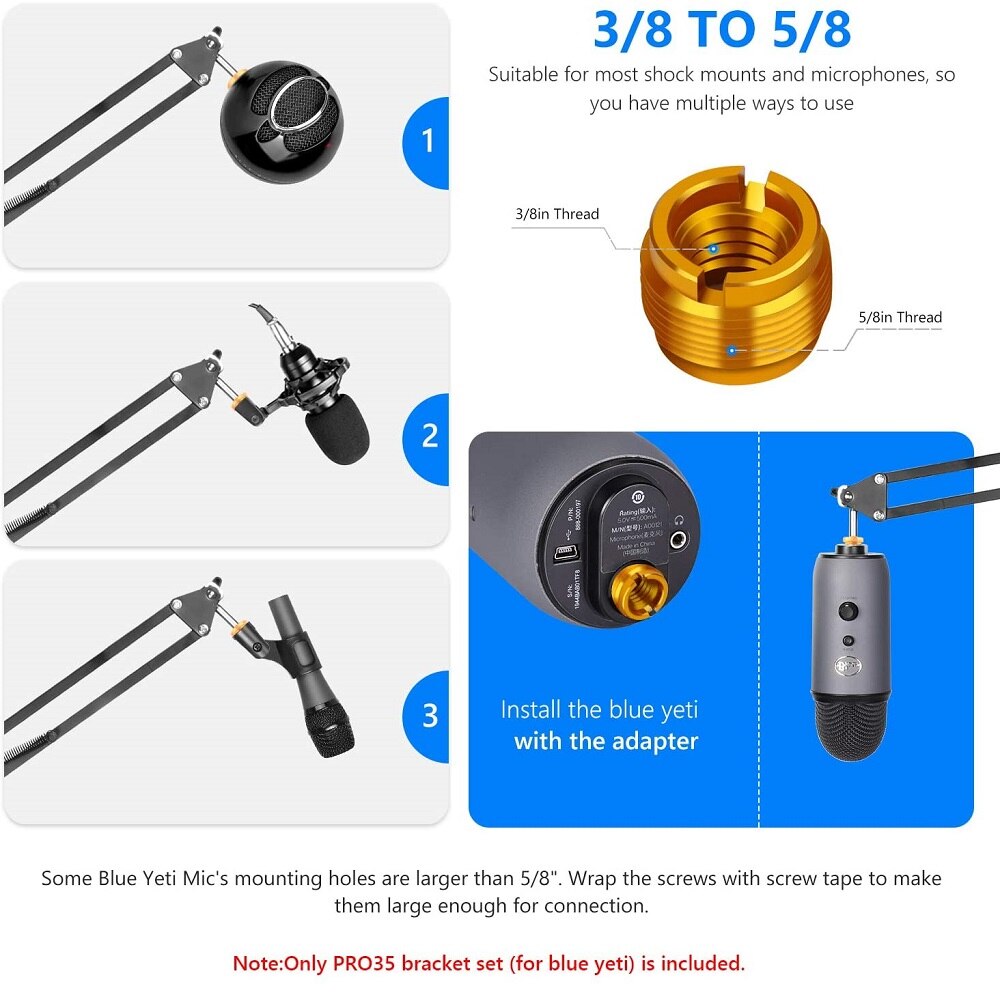 Onliving NB-35 Microfoon Suspension Boom Scissor A... – Vicedeal