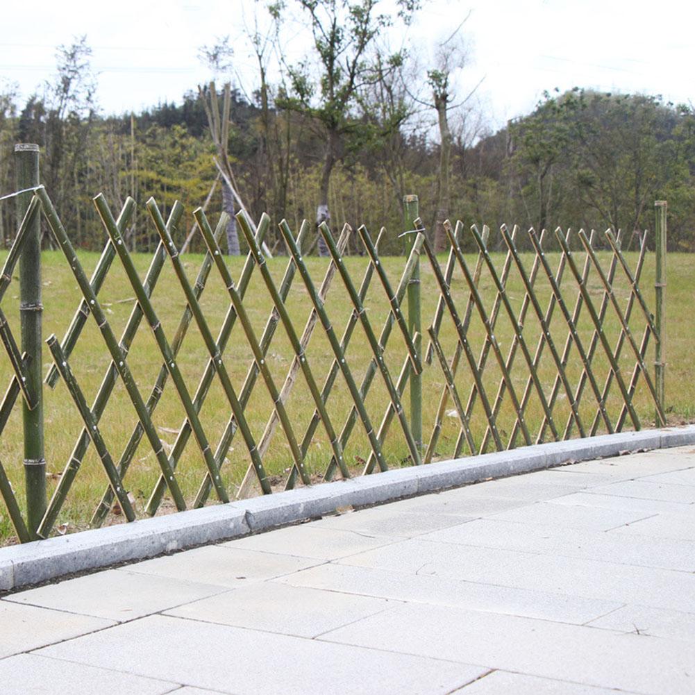 40 x 180cm Expanding Fence Barrier Bamboo Picket G... – Grandado