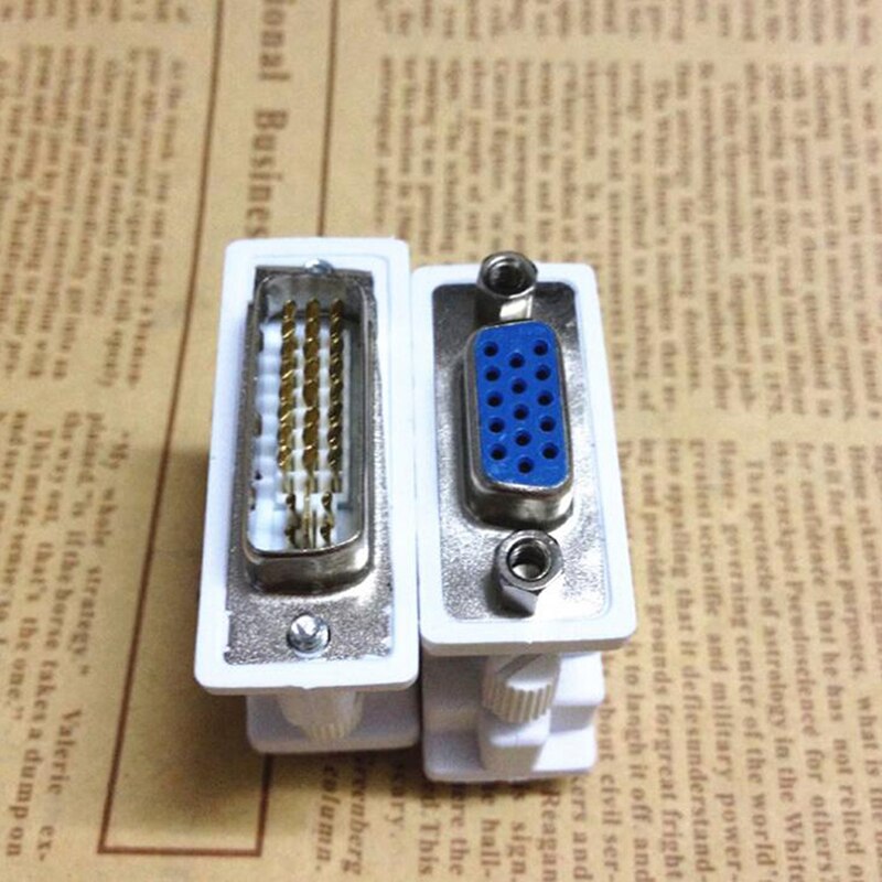 DVI-I 24+5 Pin DVI Male to VGA Female Video Conver... – Grandado