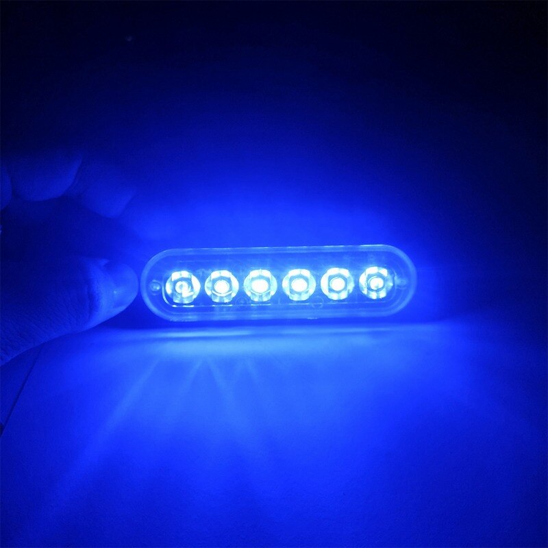 12V 6 Led Strobe Warning Light Strobe Grille Flash... – Grandado