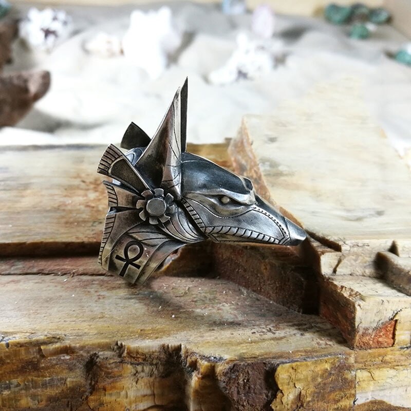 Retro Stainless Steel Wolf Head Vintage God Ancien... – Grandado