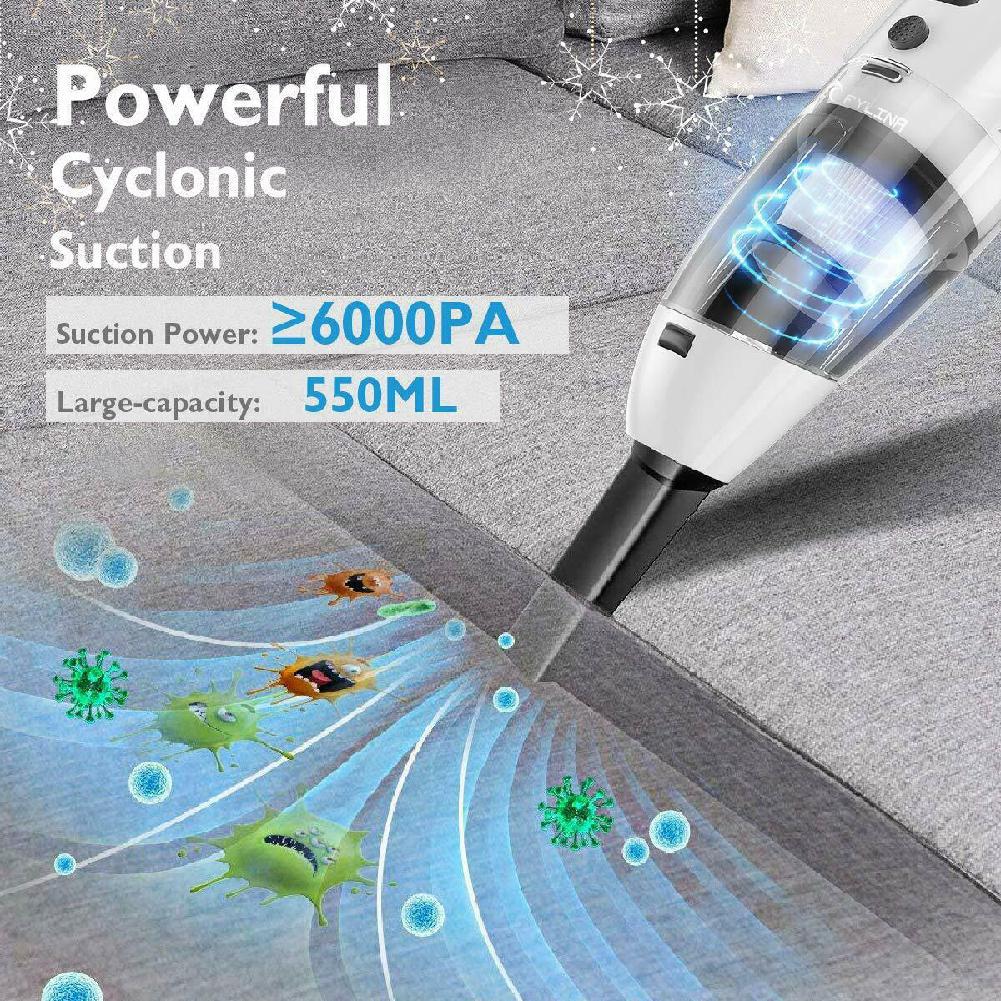 Handheld Vacuum Cleaner Hand Cordless 120W Powerfu... – Grandado