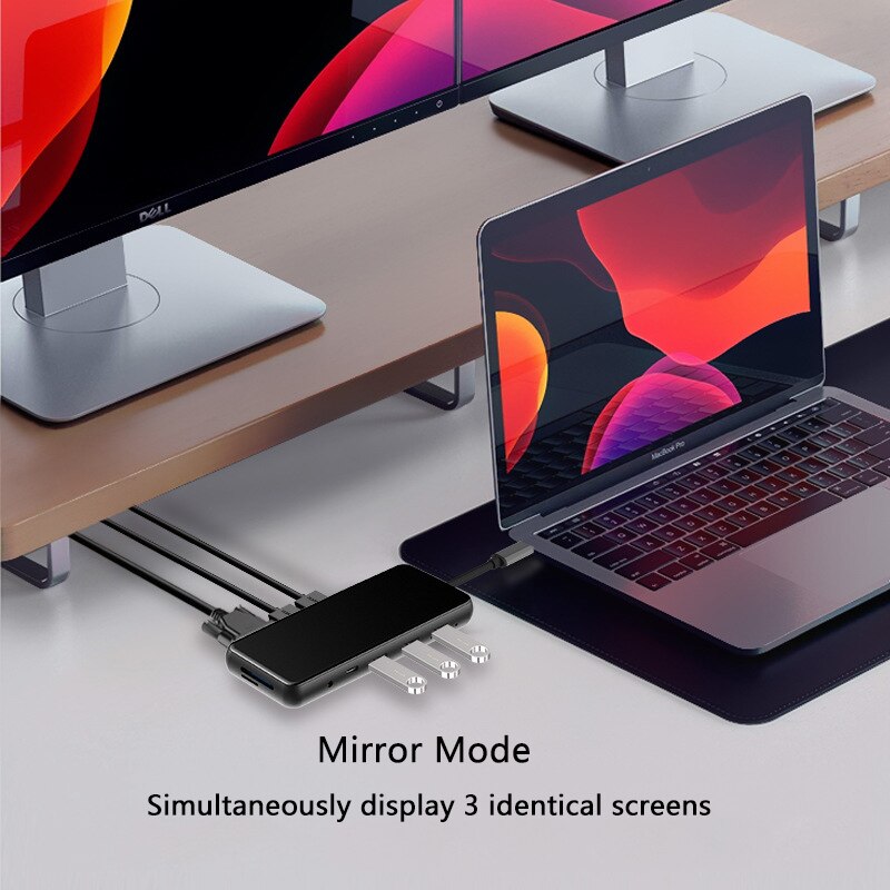 MST USB C Laptop Docking Station USB 3.0 VGA RJ45 ... – Grandado