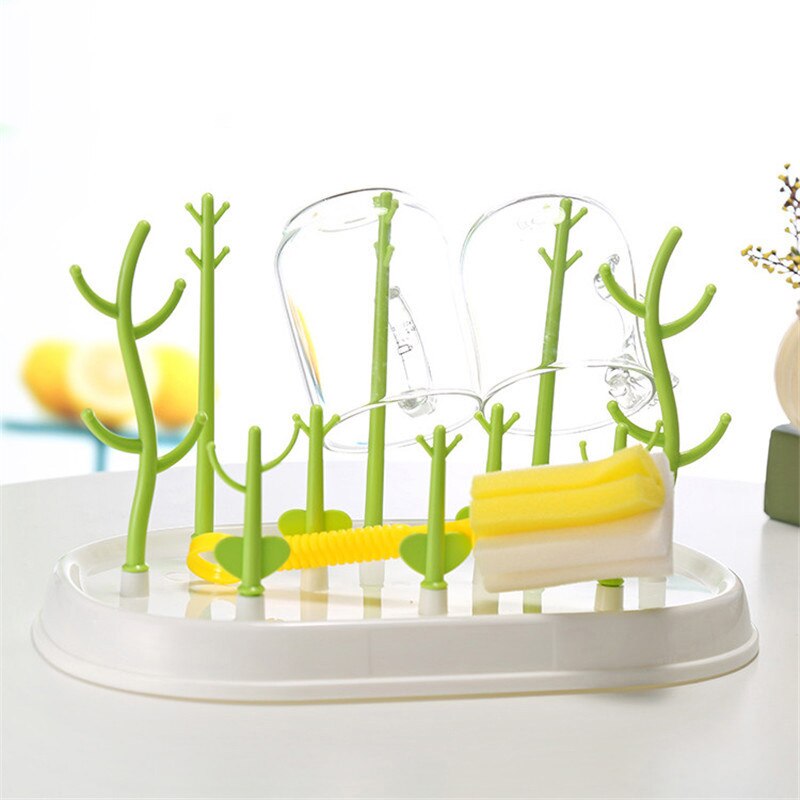 Tree Shape Baby Bottle Drying Rack Removable Clean... – Vicedeal