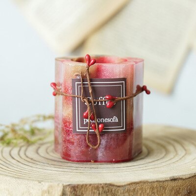 Cylindrical Scented Candle And Home Living Room Sm... – Grandado