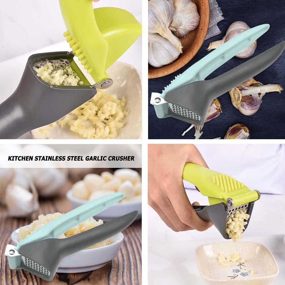 Stainless Steel Manual Garlic Press Crusher Hand H... – Grandado