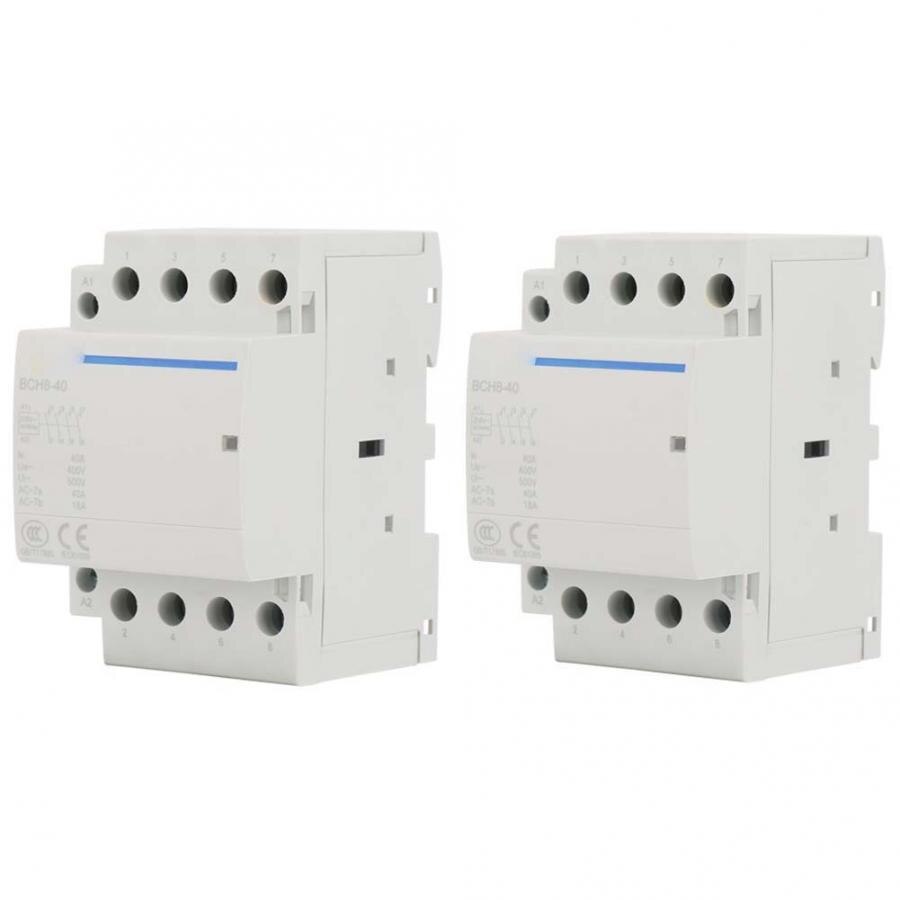4P 40A 24V/230V 50/60Hz Household AC Contactor 2NO... – Grandado