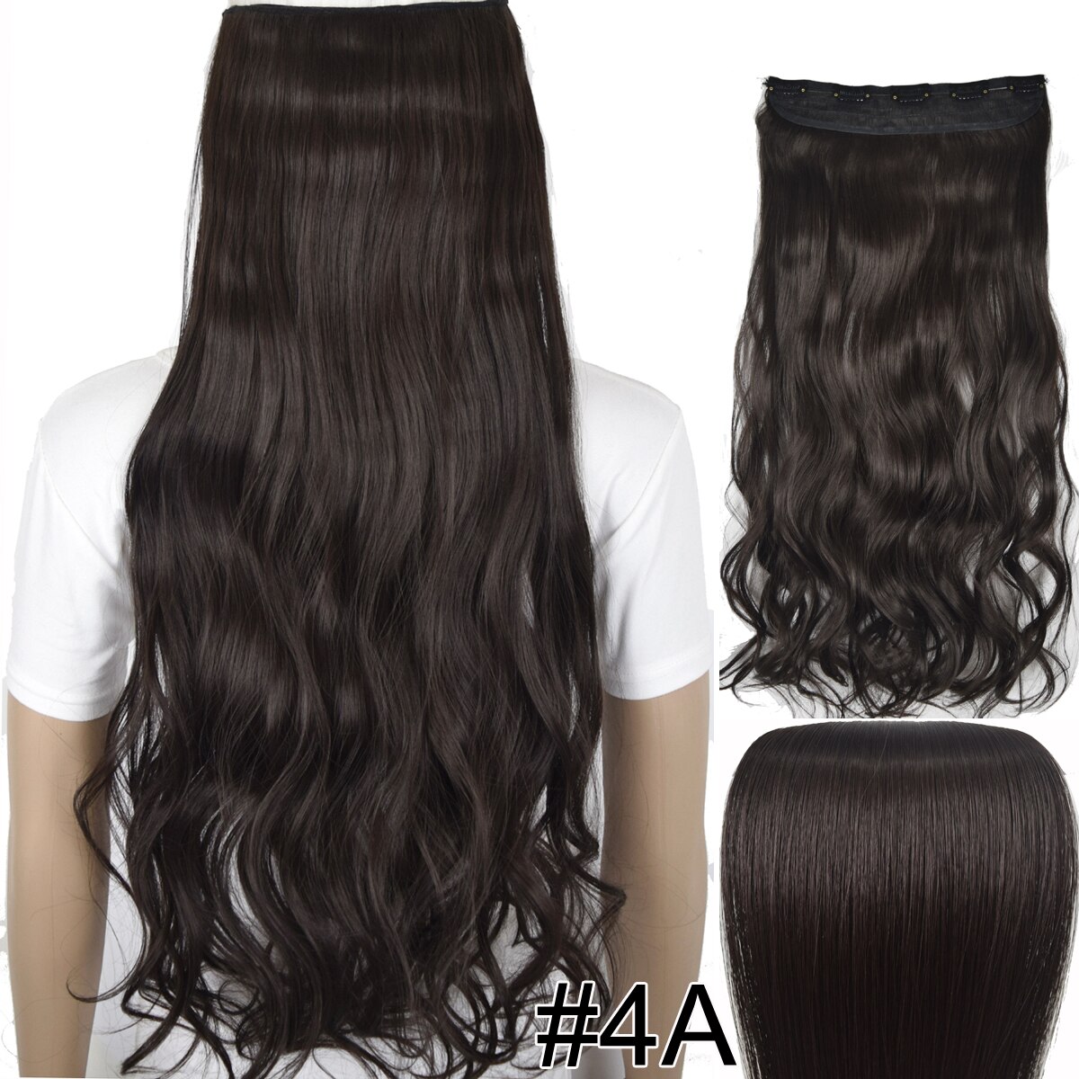 TOPREETY Heat Resistant Synthetic Hair Wavy 5 clip... – Grandado