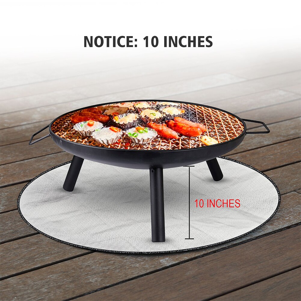 Fire Pit Mat Under Grill Fire Pit Pad BBQ Fireproo... – Vicedeal