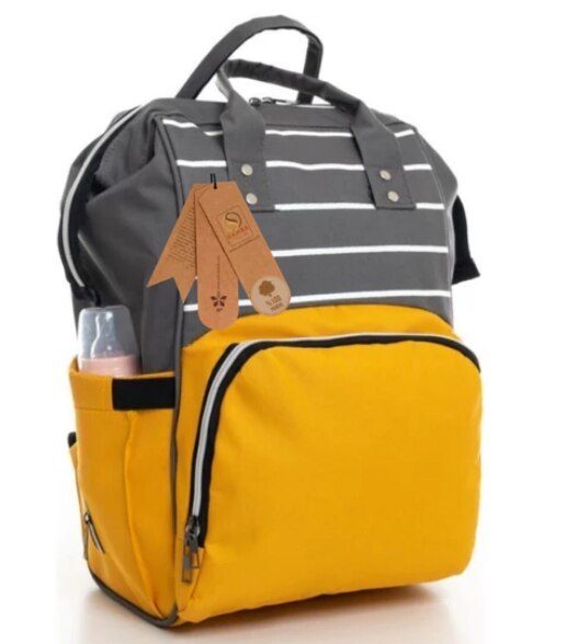Sahra Striped Mother Baby Care Backpack – Vicedeal