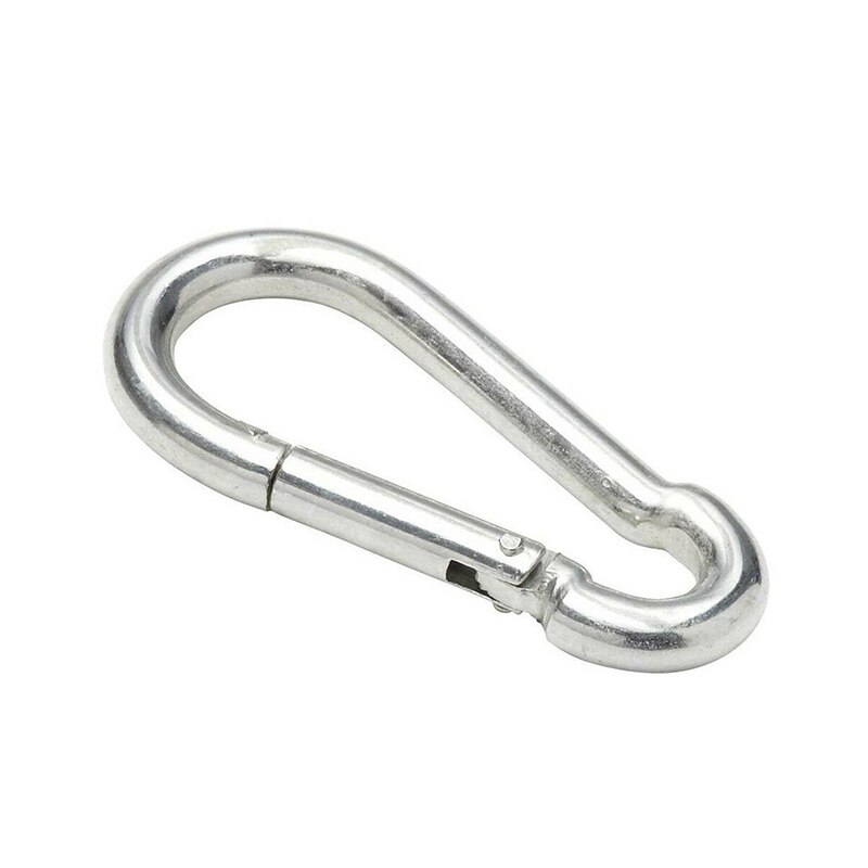 4 PCS Carabiner Clip Snap Hook Spring Loaded Steel... – Grandado