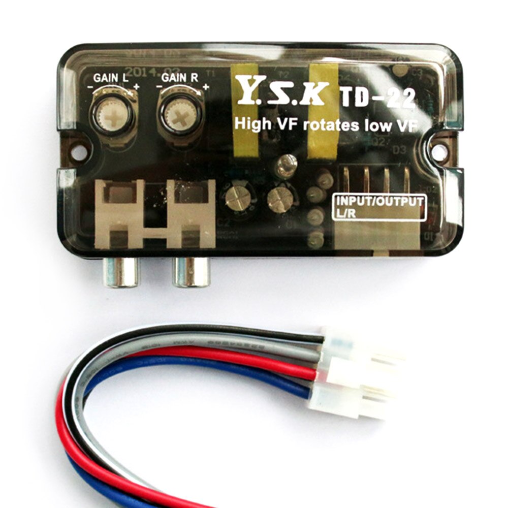 12V Car Audio Converter RCA Stereo Hoog Naar Laag ... – Vicedeal