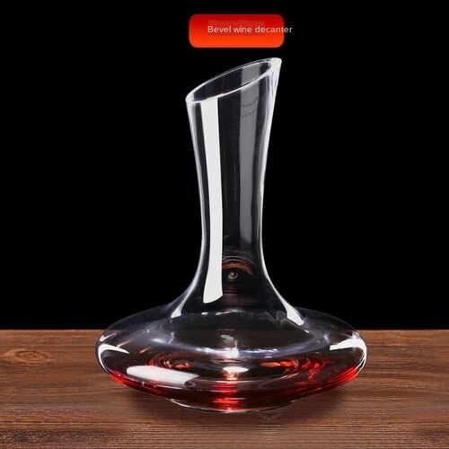flat bottom red wine decanter handmade crystal pou... – Vicedeal