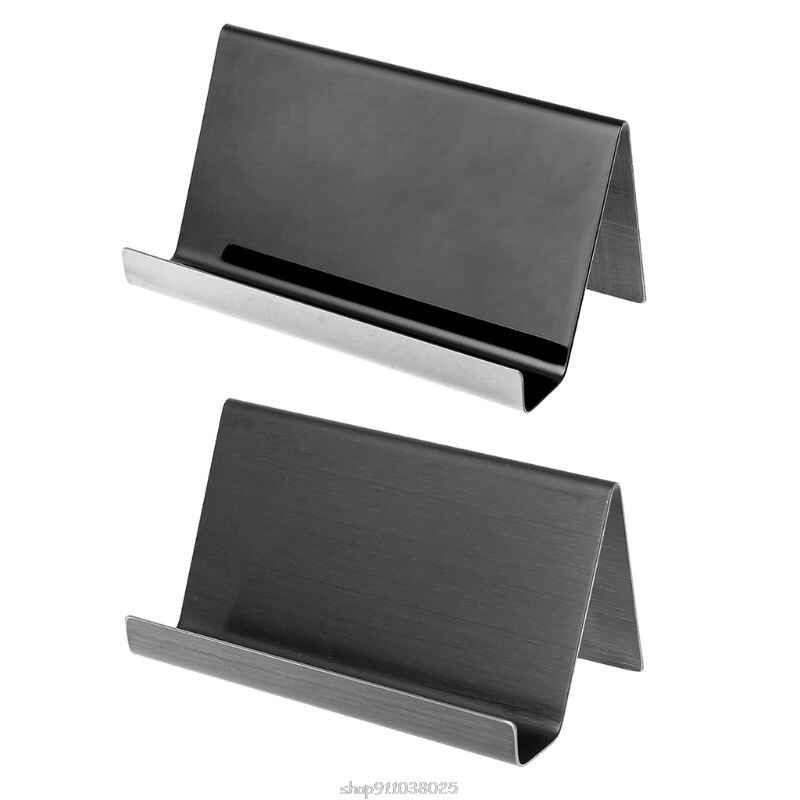 Stainless Steel Business Card Holder Desktop Card ... – Vicedeal