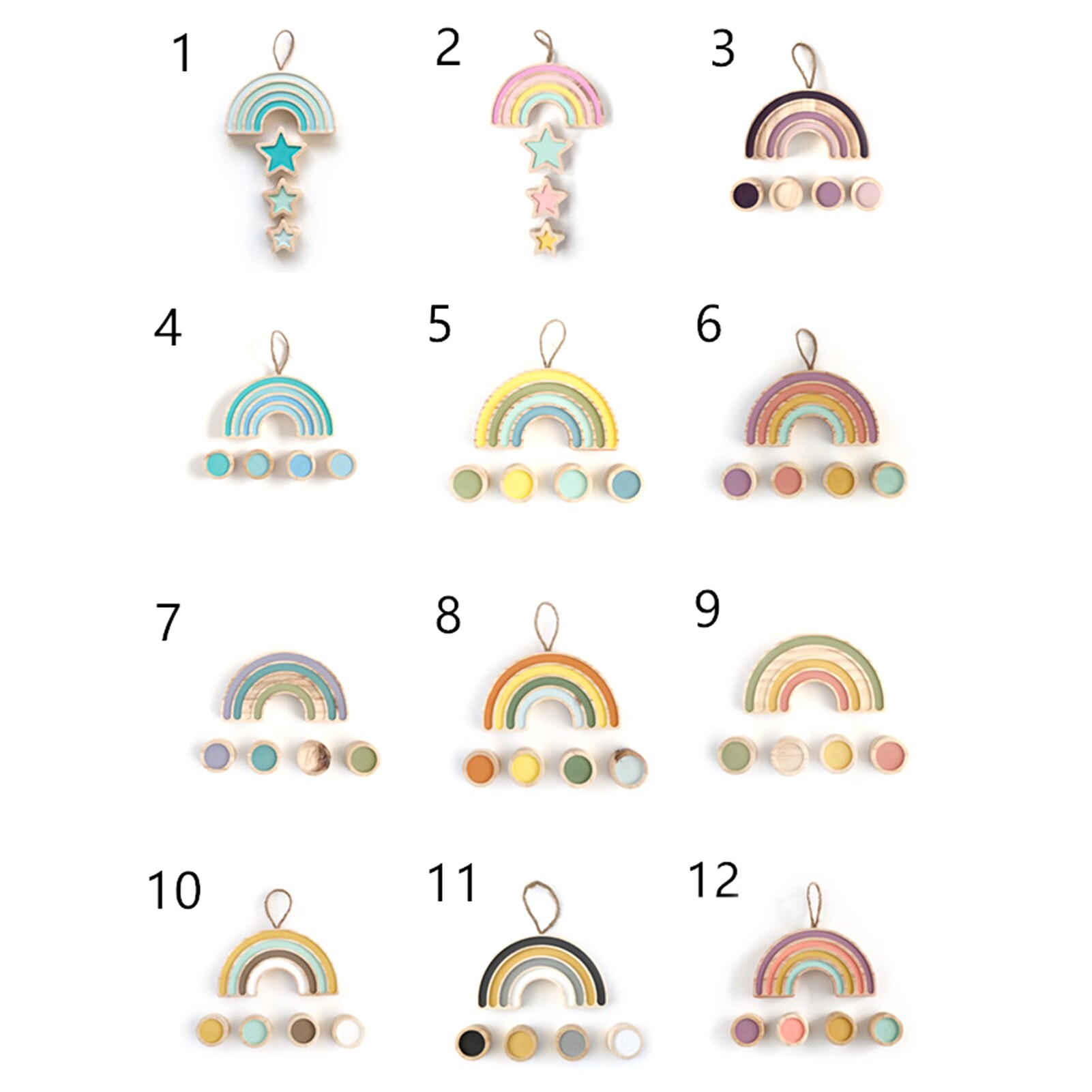 Kids DIY Color Filling Painting Rainbow Circle Chi... – Vicedeal