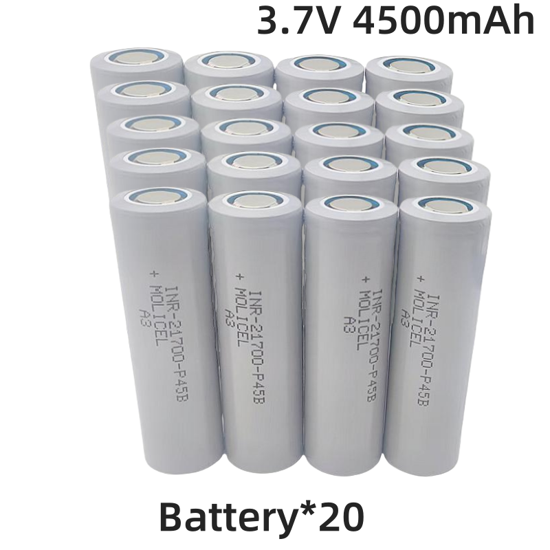 3.7V 21700-P45B Rechargeable Battery 4500mAh Power... – Grandado