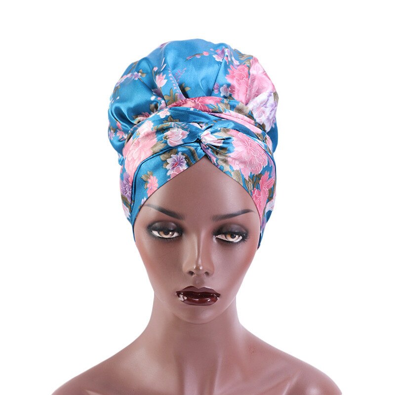 Kobiety Satin Breathe Hat Bonnet Salon Bonnet noc ... – Vicedeal