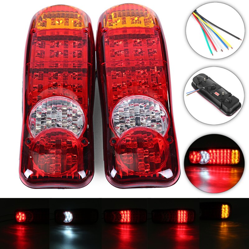 12V LED Truck Achterlichten Auto Bus Trailer Achte... – Vicedeal