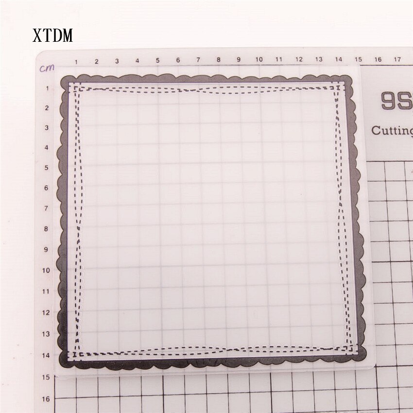 Easter plastic Square frame template craft card ma... – Grandado