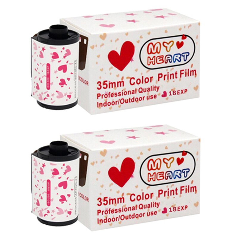 2 Rolls (18 Exposure/Roll) 35mm Color Print Film R... – Grandado